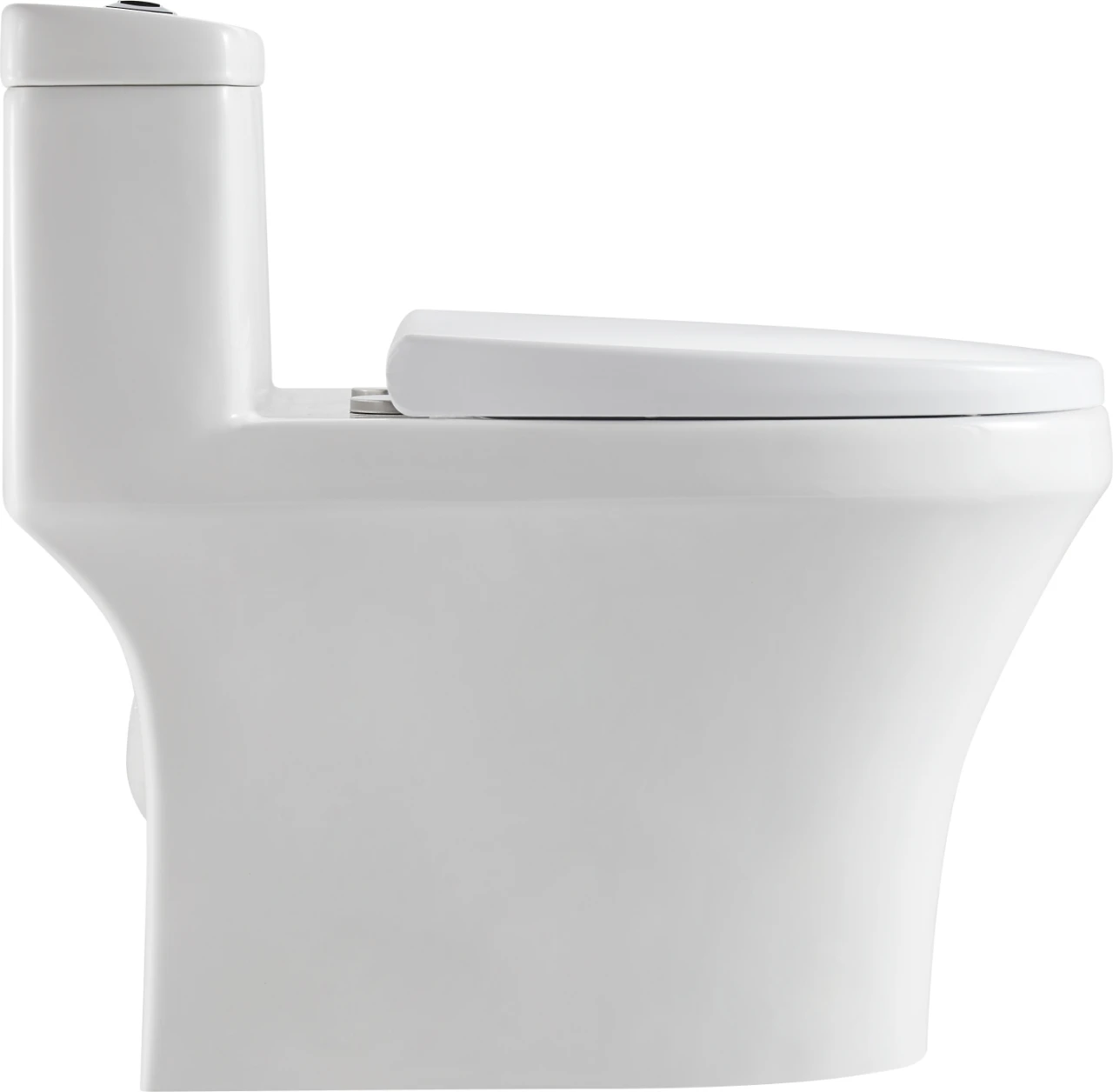Modern Toilet Set Silent Siphon One-piece Toilet Bowl Set S-305mm Large ...