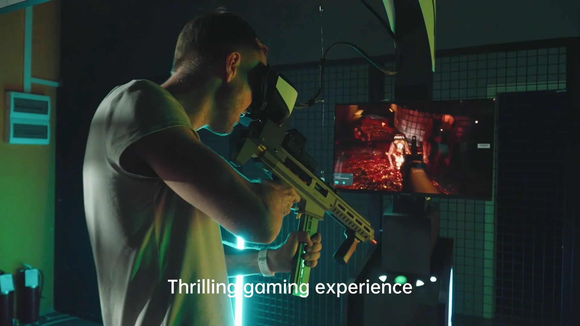 Yhy 32 Inch Screen Ar/vr Entertainment Gun Battle Vr Shooting Games ...
