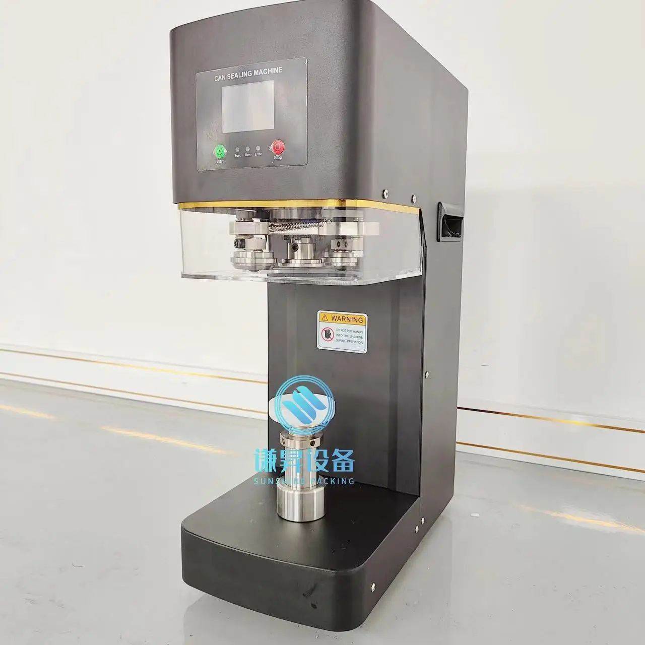 Sunshine High Efficiency Semi Automatic Tabletop Tin Can Seamer - Buy ...