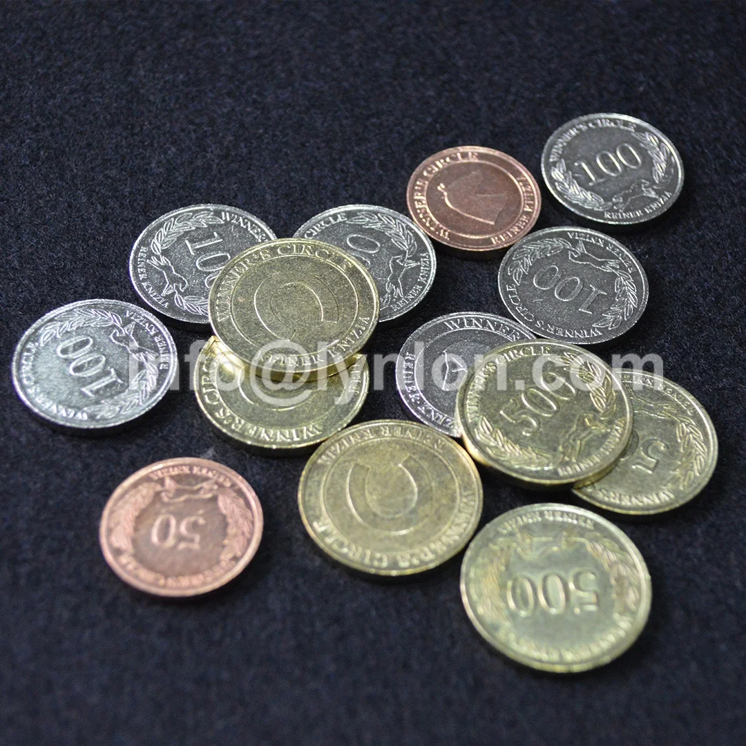 Custom Board Game Metal Coins High Quality Number Coins Personalized ...