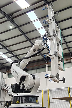 Glass Handling Robot - Complete System With Industrial Robotic Arm ...