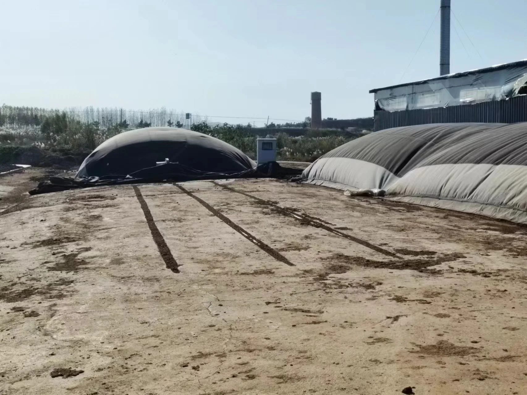 Hinda Windrow Composting With Membrane Fermentation Membrane Intelligent And Static Composting