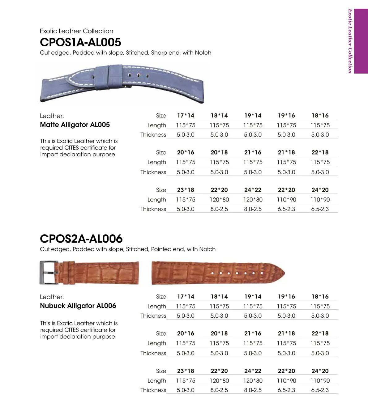 Leather Watch Strap 21mm Deployment Clasp for Apple Watch