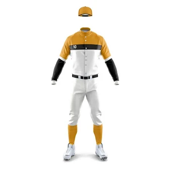 Professional Custom Color Baseball Jersey Full Sets Sublimated Men's ...