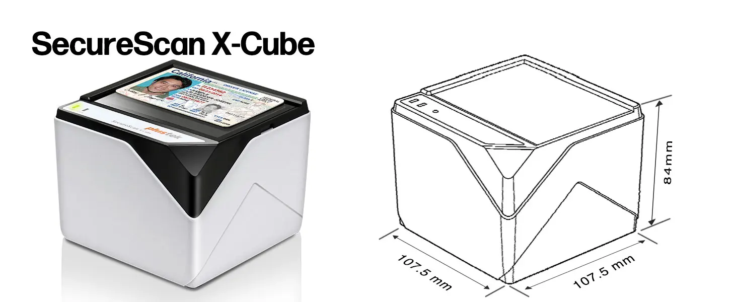 Plustek ID Card Scanner - Efficient Automatic Duplex Reader