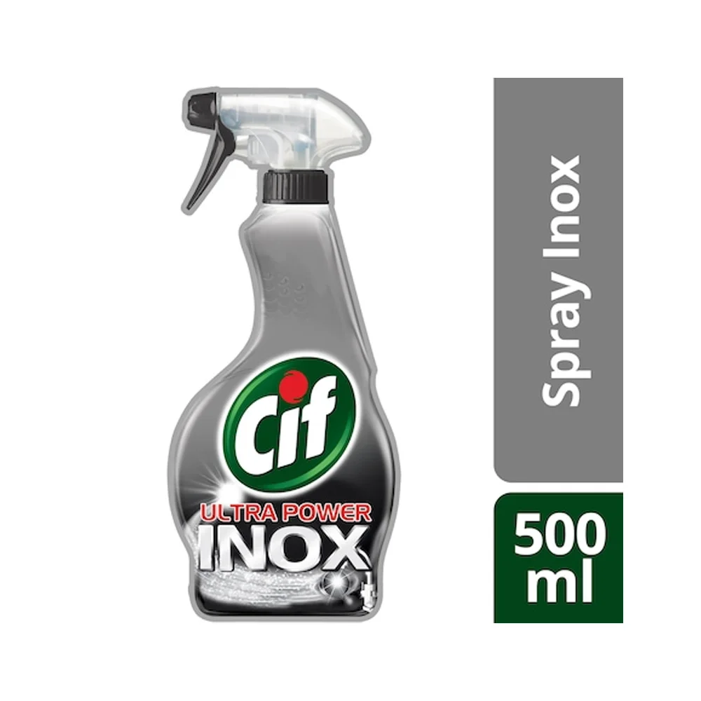 500ml Of Ultimate Shine: Cif Ultra Power Inox For Stainless Surfaces ...