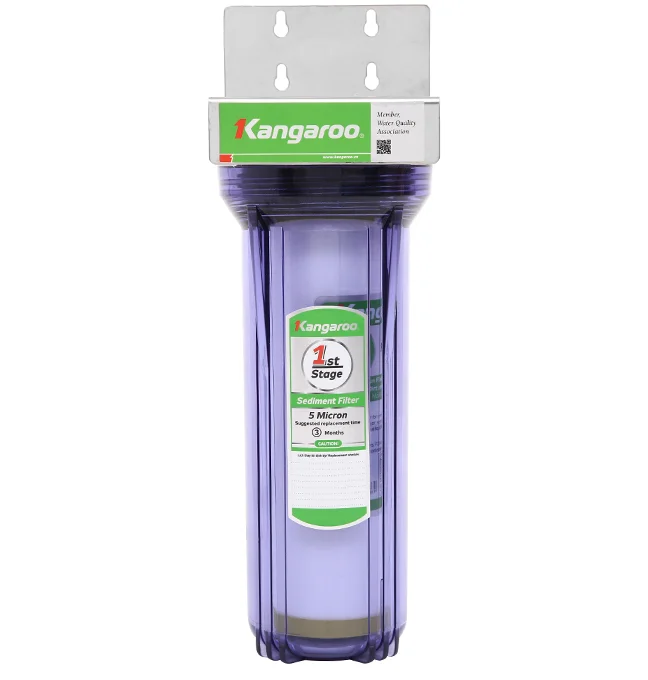 Kangaroo 10'' Pre Filtration Water Filter - 3 Stages PP OCB CTO