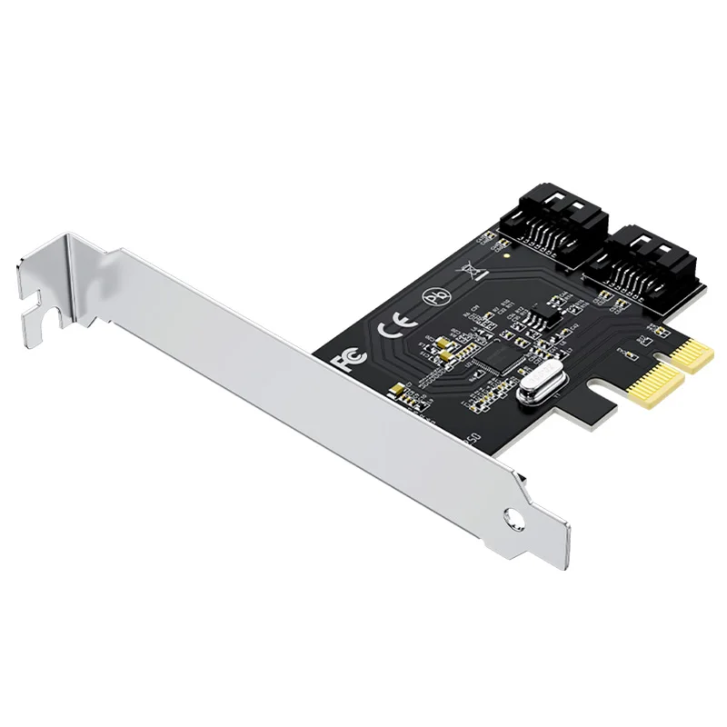 Dtech Pci-e 4x Adapter Converter Card 6gbps 2 Ports Pci Express To Sata3.0 Expansion Card - Buy ...