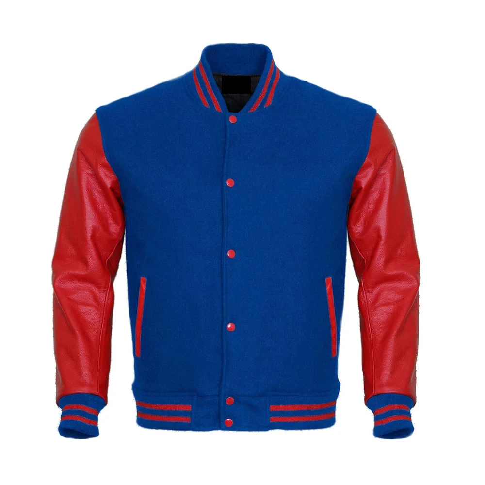 Custom Quality Wool Leather Sleeves Letterman Jacket Custom Embroidery ...