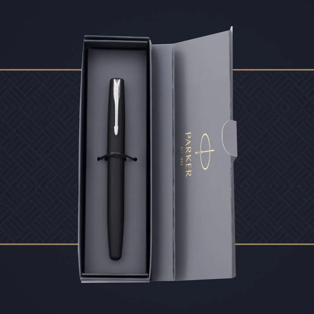Parker Premium Ball Pen Set Classic Black Custom Logo Personalized ...