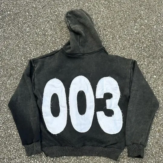 Custom Tracksuit Acid Wash Hoodie And Flared Sweats Distressed ...