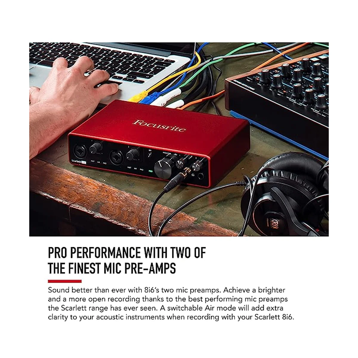 Focusrite Scarlett 8i6 Usb Audio Interface (gen 3),For Producers ...