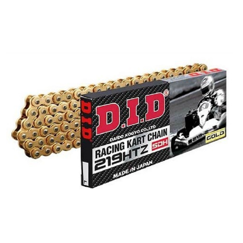 DID Racing Kart Chain, Go-Kart Chain Gold 219HTZ SDH 108LE 108 Links ...