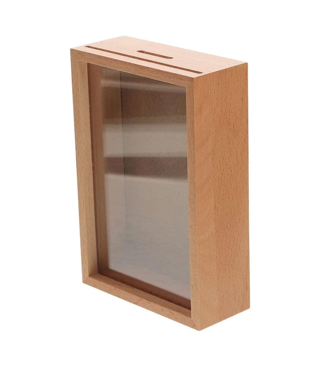 Piggy Bank Picture Frame Box Piggy Bank for Adults Wooden Picture ...