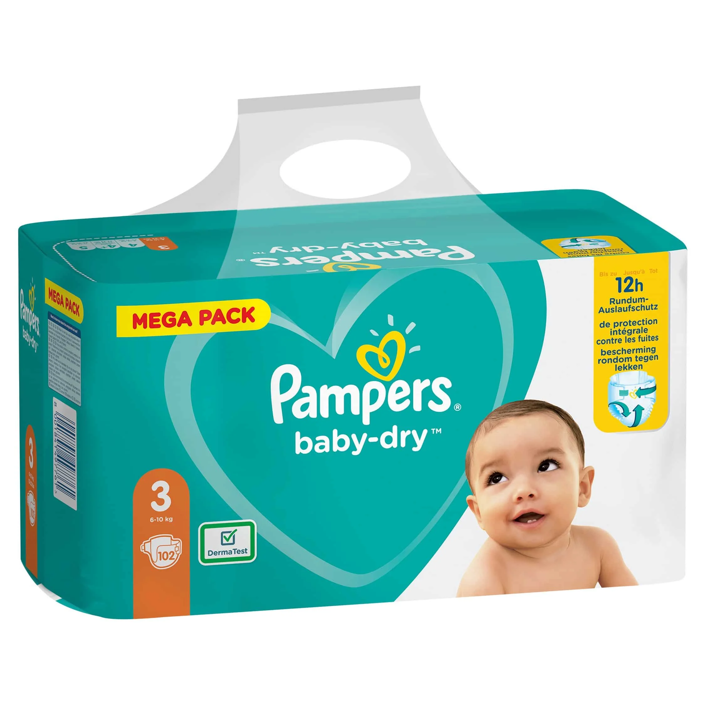 Pampers Mega Pack Baby Dry Size 4 (by 88 Nappies) - Buy Pampers Mega ...
