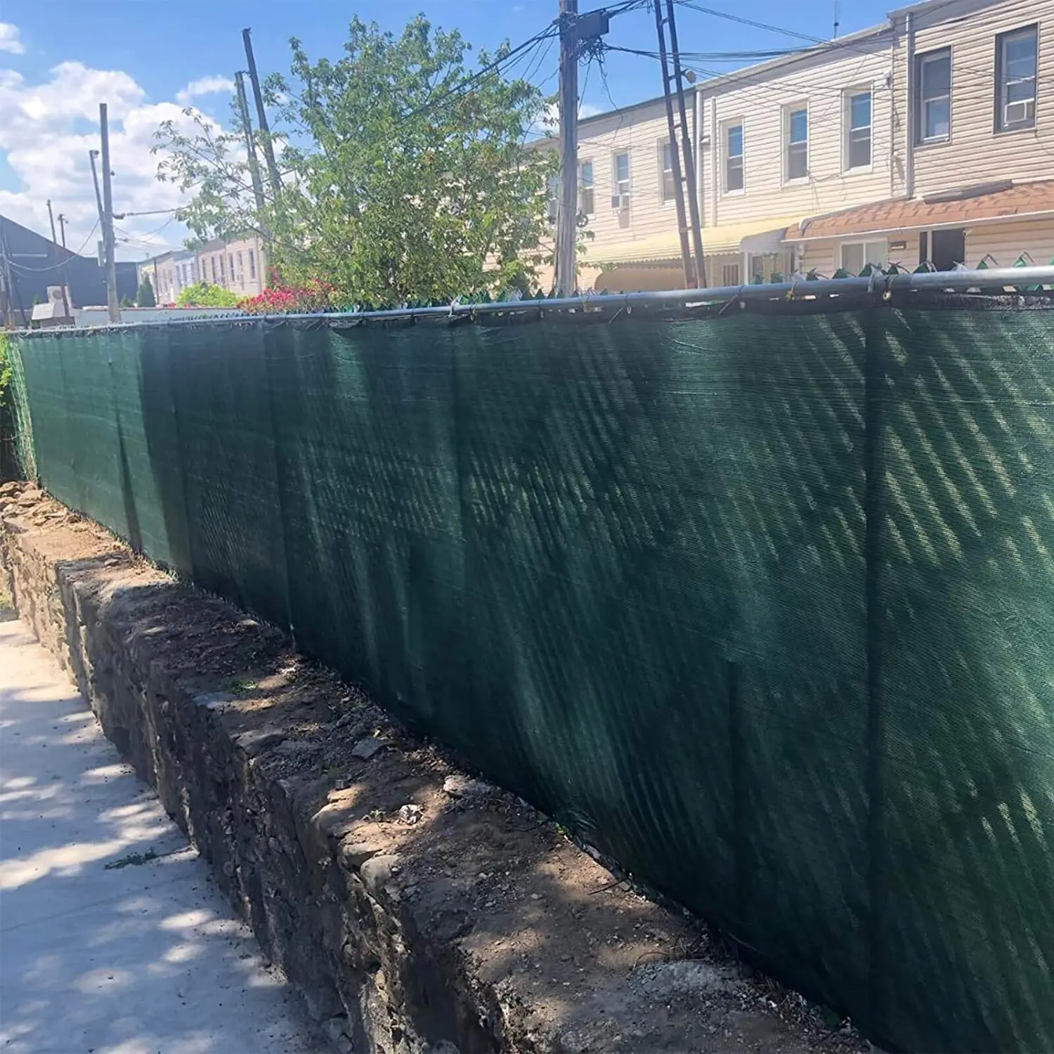 Garden Privacy Screen Fence Net Hdpe Plastic Mesh Fence Screen Black ...