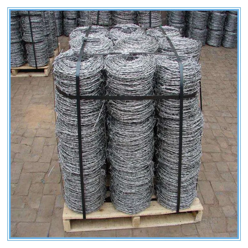 Galvanized Thorn Rope Expressway Iron Tribulus Double Strand Isolation ...