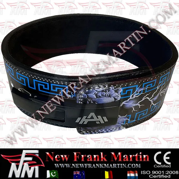 NFM Custom Logo Powerlifting Belt Anime Character Zeus Print Demon ...