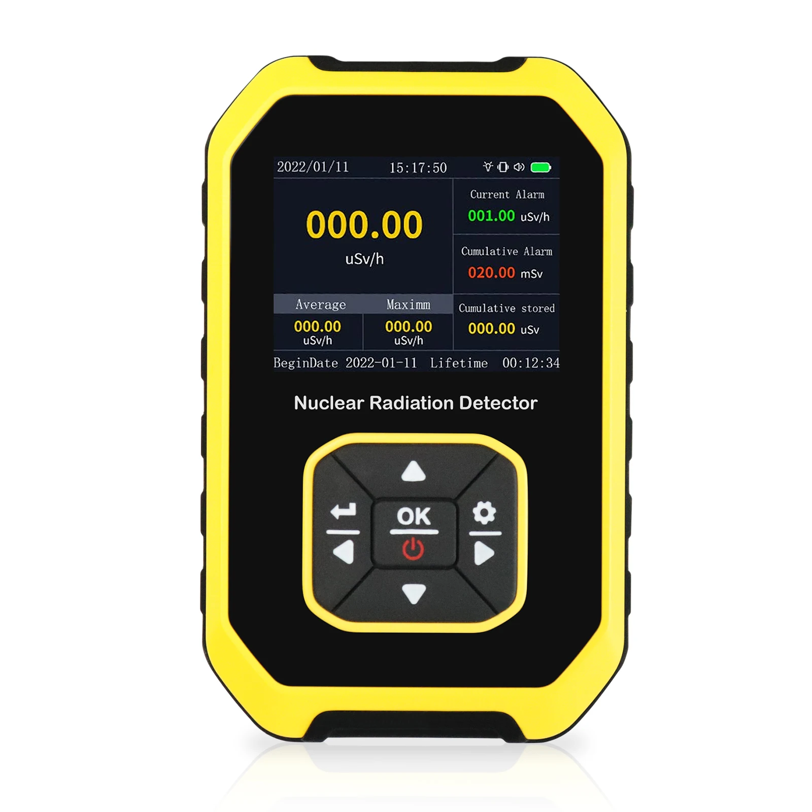 Digital Radiation Detector Dosimeter Geiger Counter Beta Gamma X-ray ...