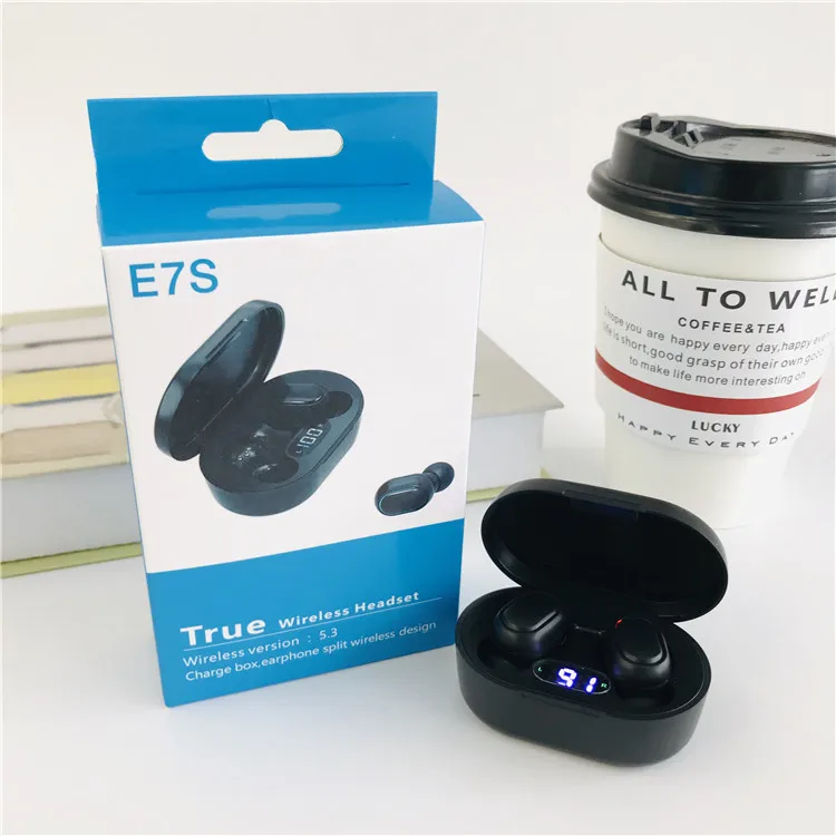 E7s Tws Smart Touch Control Earbuds Earphones Sports Design Wireless ...