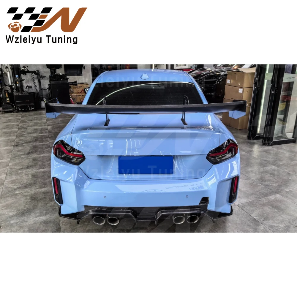 New Style Dry Carbon Fiber Rear Trunk Spoiler GT Wing Fit for BMW G87 ...