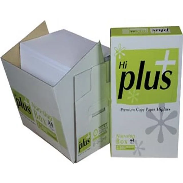 Hi Plus Photocopy Copy Paper 100% Woold Pulp 80gsm A4 Paper A4 (210 ...
