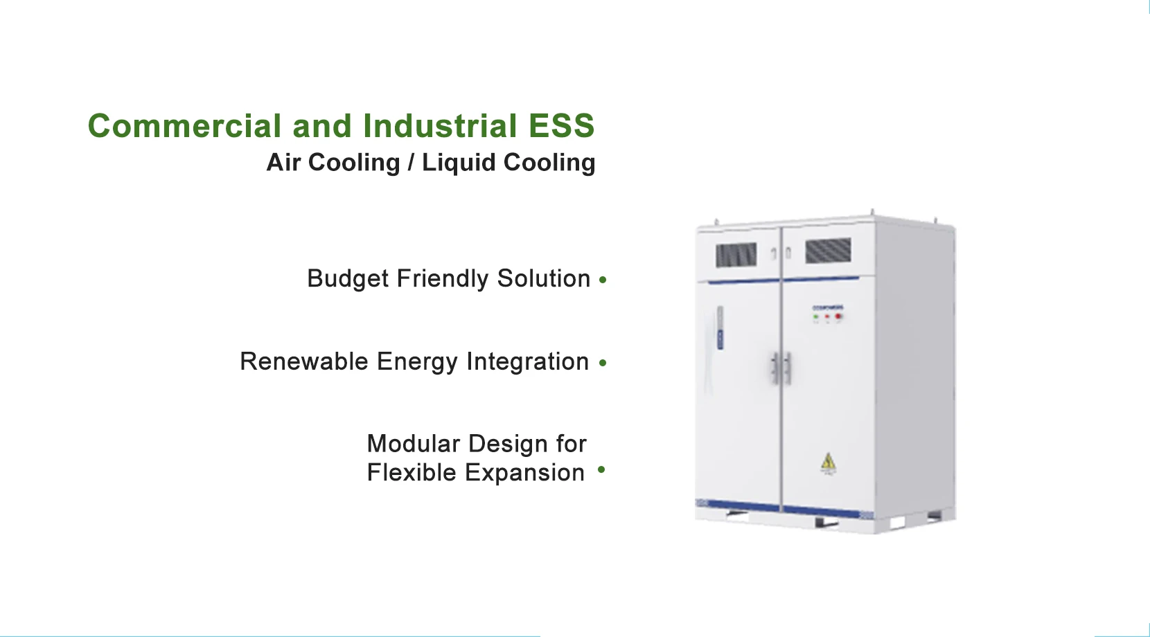 500kWh Lithium Hybrid Energy Storage System BESS 500kW PCS Fully ...