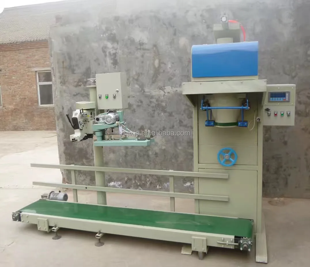 Automatic 25kg 50kg Manure Fertilizer Pellet Bagging Packing Machine ...