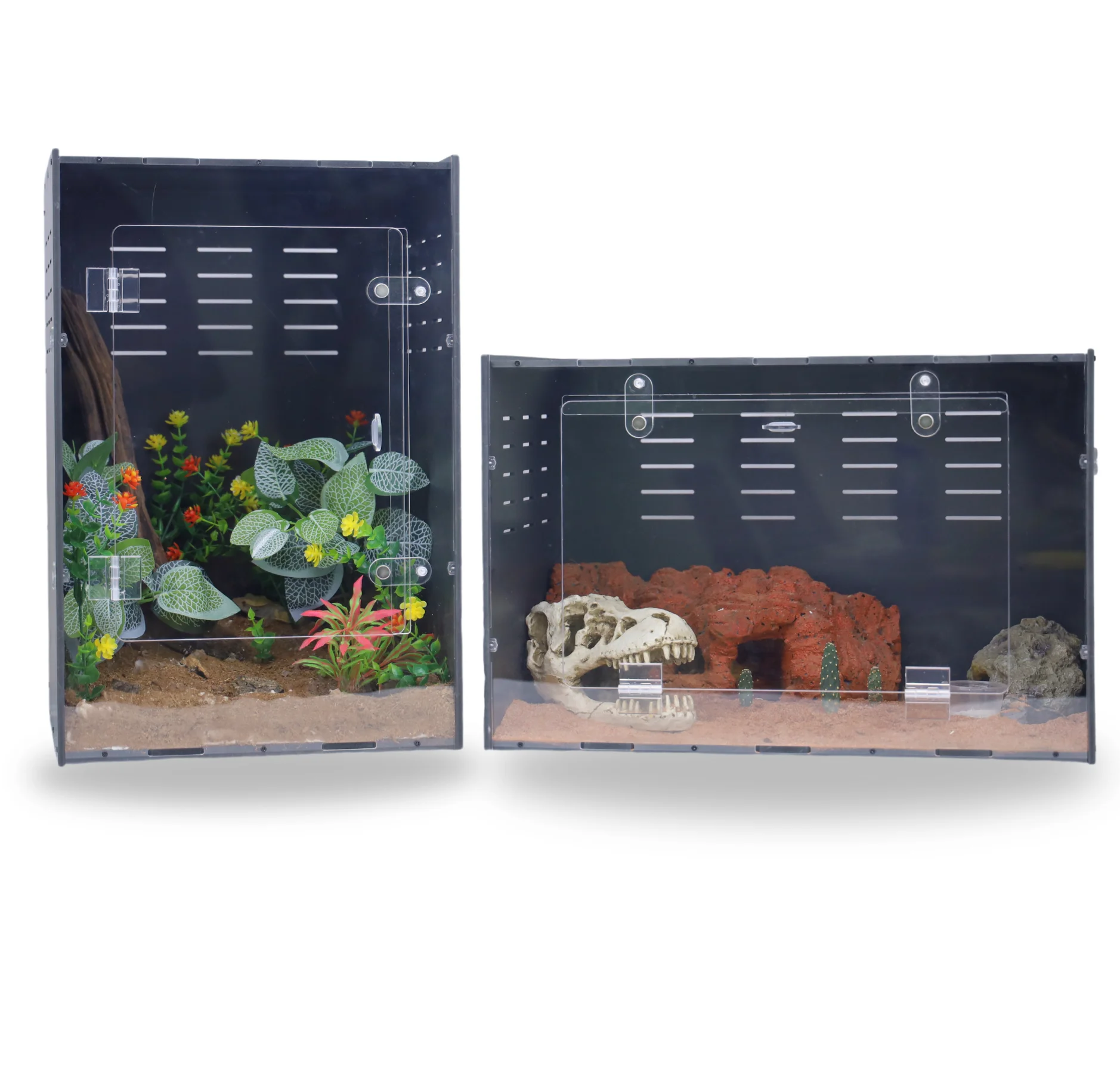 Acrylic Gecko Terrarium for Reptiles, 12x12x18 Inch, OEM | Wholesale
