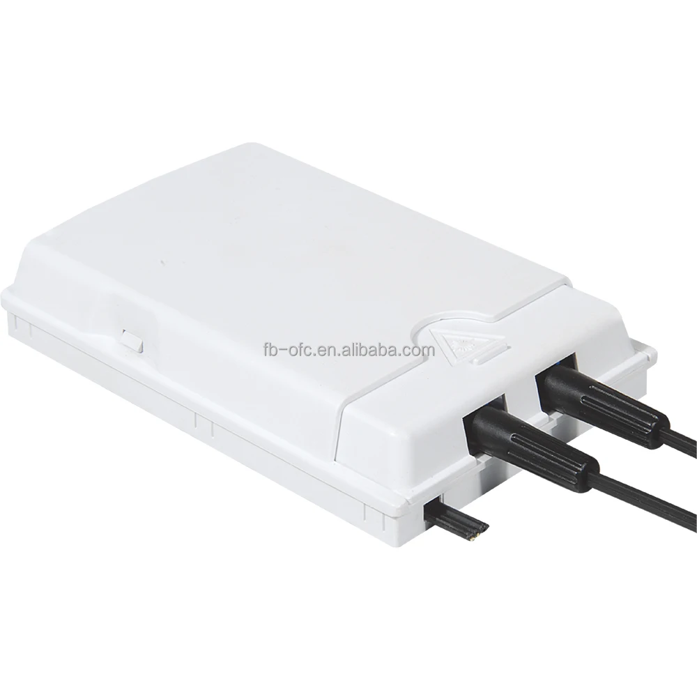 2 Port Fiber Wall Outlet Ftth Fiber Optic Socket Access Terminal Box ...