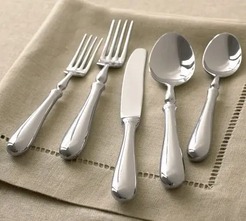 Stainless Steel Black Color Dinnerware Flatware Set Spoon Fork Knife ...