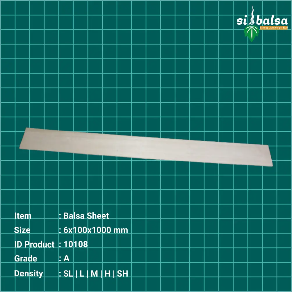 Balsa Sheet 6mm Indonesia Density Anpassen der Dicke auf Anfrage ...