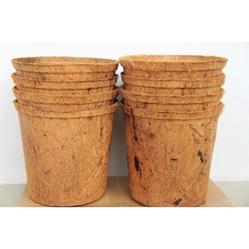 Biodegradable Coconut Coir Grow Nursery Plant Pot Coconut Fiber Cups ...