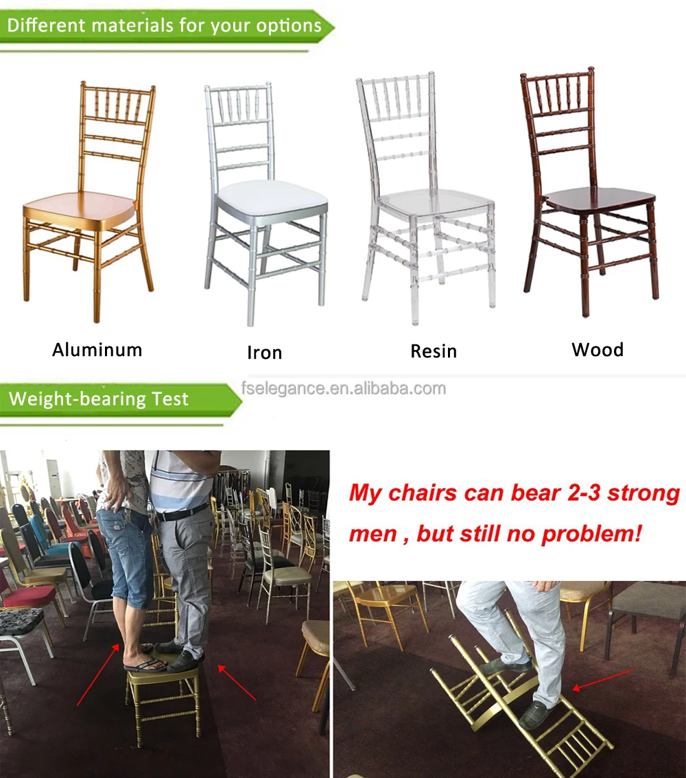 Gold Wedding Chiavari Chairs for Sale - Stackable & Stylish