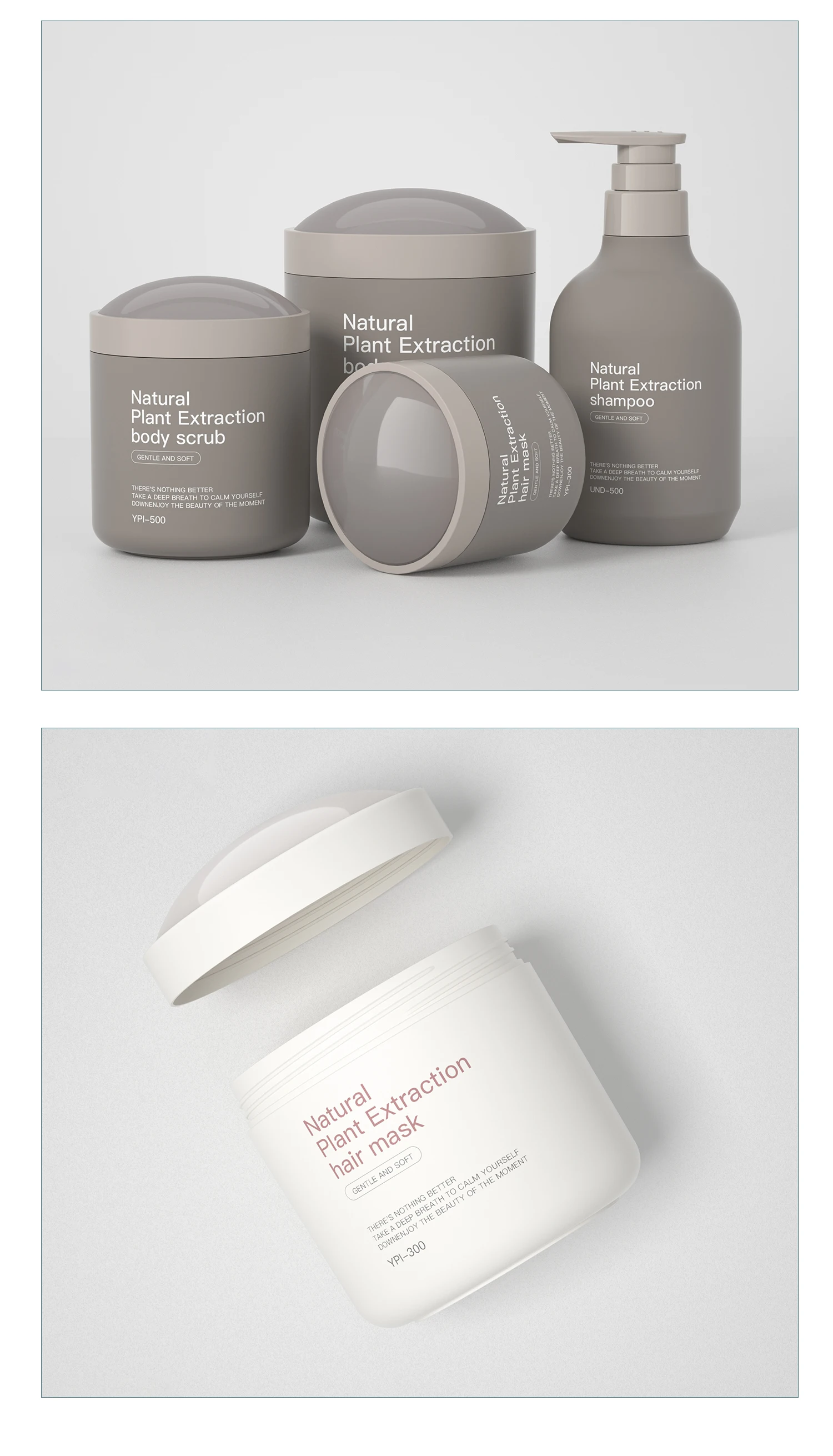 Eco Friendly Cosmetics Packaging - YPI Series Plastic Jars
