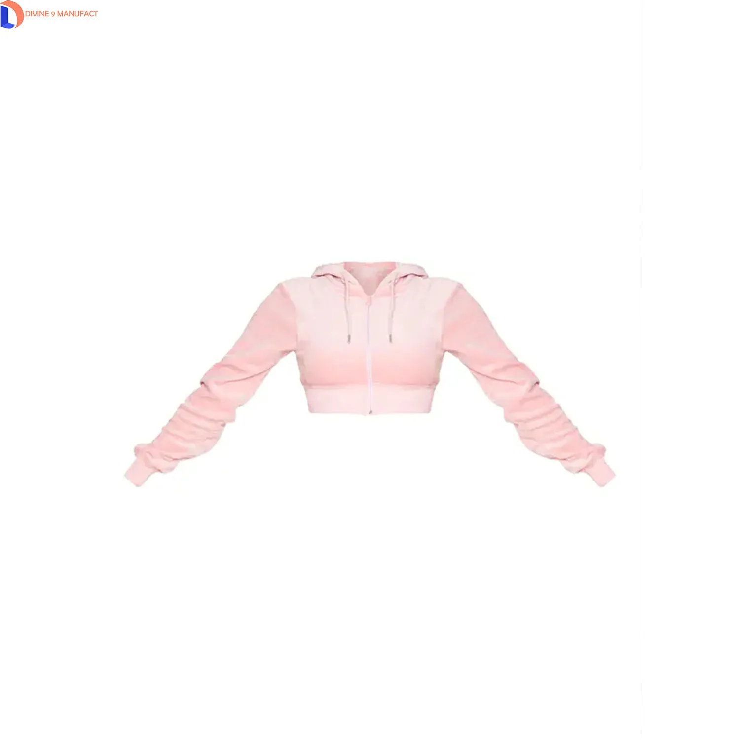 Divine 9 OEM Custom Sportswear Unisex Crop Top Fleece Tracksuits Summer ...