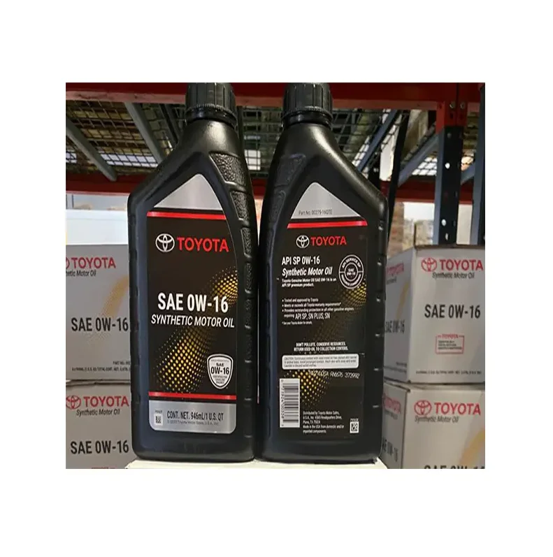 Toyota Genuine 0W16 Motor Oil - Full Synthetic Lubricant