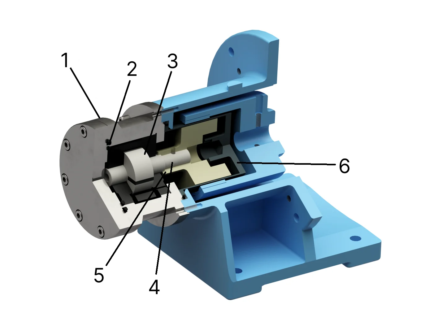 High Pressure Magnetic Drive Rotary Vane Pumps Mod. Htp Aisi 316 Dry ...
