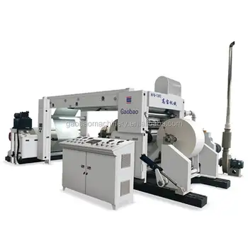 Kfq 1800 Mm Coated Paper Slitting Rewinding Roll Converting Machine ...