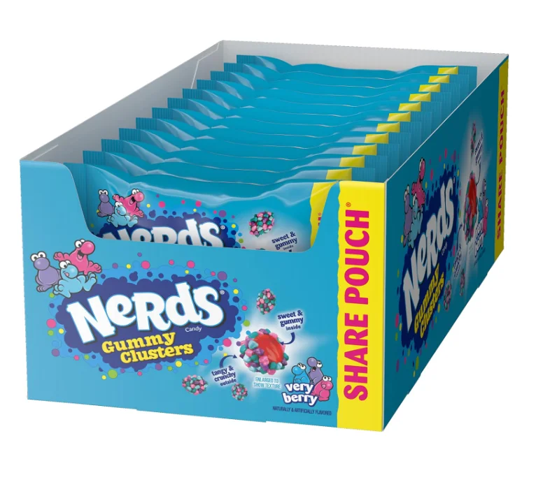 Nerds Gummy Clusters Candy,Very Berry,3 Oz - Buy Nerds Candy . Nerds ...