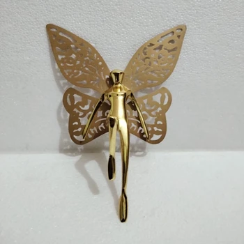 Home Decorative Gold Metal Angel Wall Angel For Wall Decoration - Buy ...