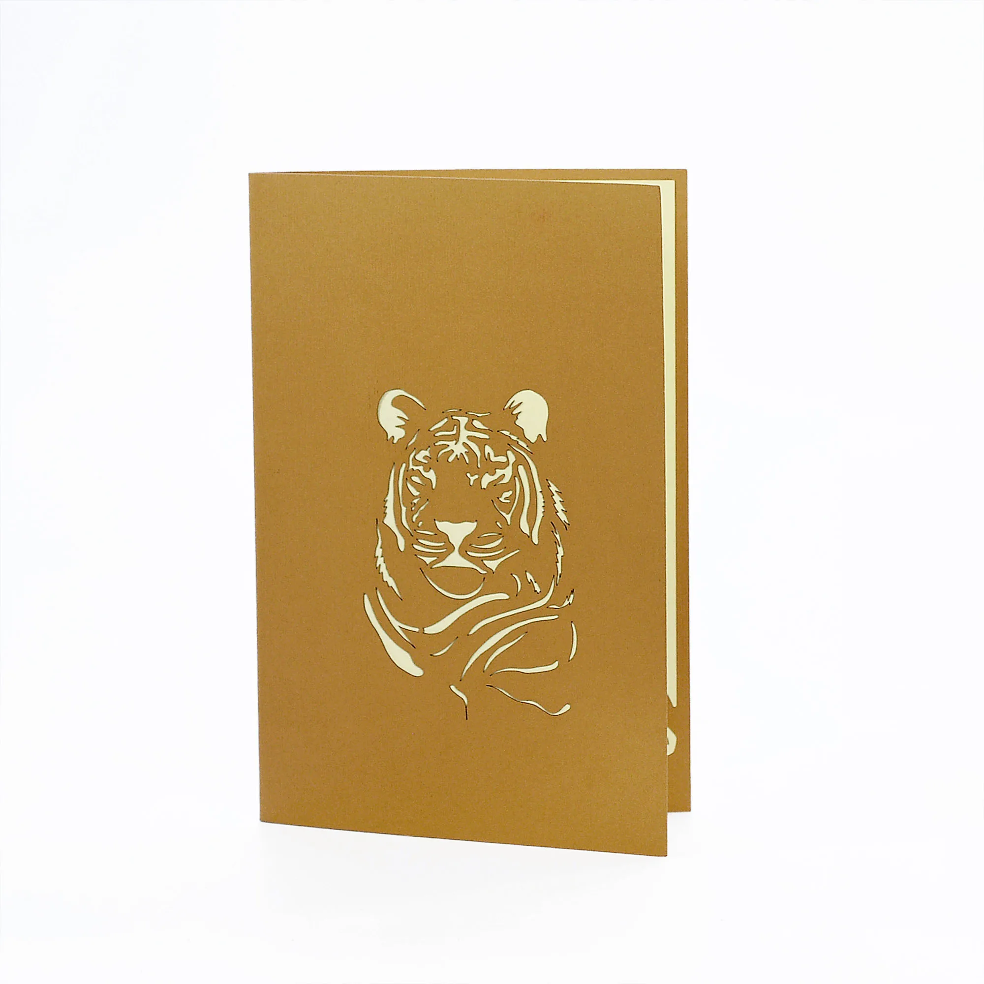 Tiger 3D Animal Pop-up Greeting Cards Box Style Craft Gift From Vietnam ...