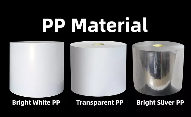 Gloss Pearl White Label Self Adhesive Paper Pp Polyethylene Stock A4 Pp ...