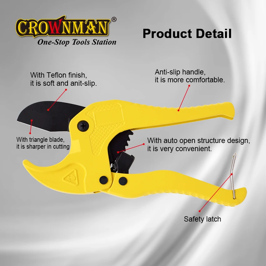 CROWNMAN One-Hand 42mm 65Mn Fast Car Repair Ratcheting Plastic ...