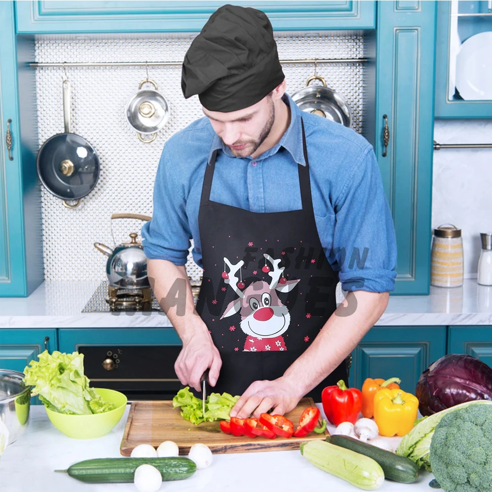 Adjustable Kitchen Apron For Woman Men Child Waiter Cafe Shop ...