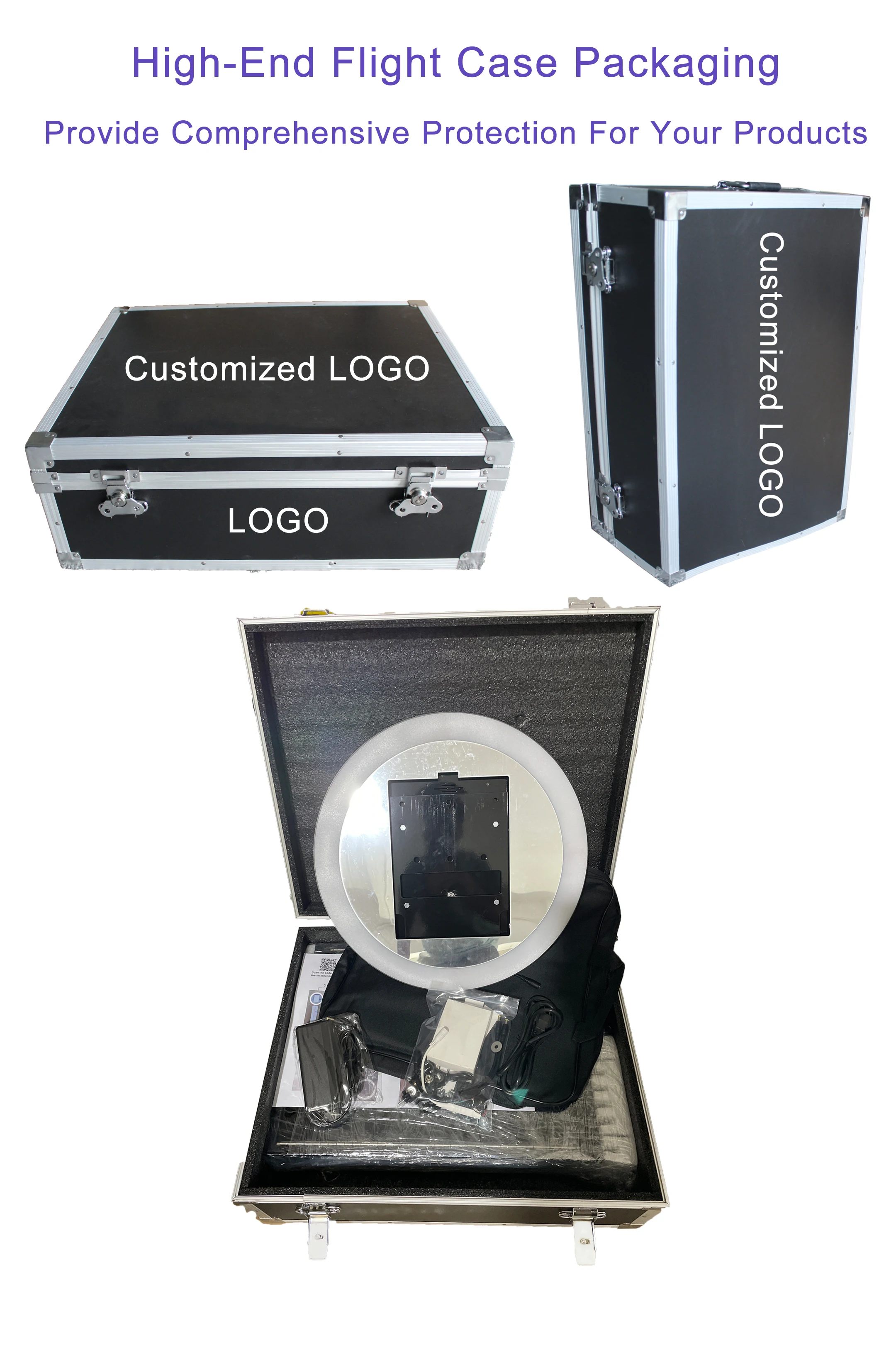 Portable Led Ring Light Roamer Roaming Photobooth Ipad Photo Booth ...