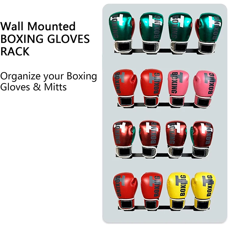 Jh-mech Boxing Glove Holder For 2 Pair Of Gloves Space Saving And ...