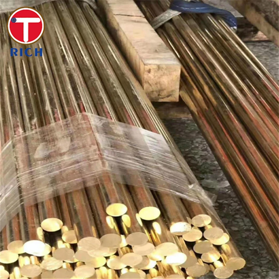 Astm B16 C36000 Cold Drawn Solid Pure Copper Rods Brass Round Bar For ...