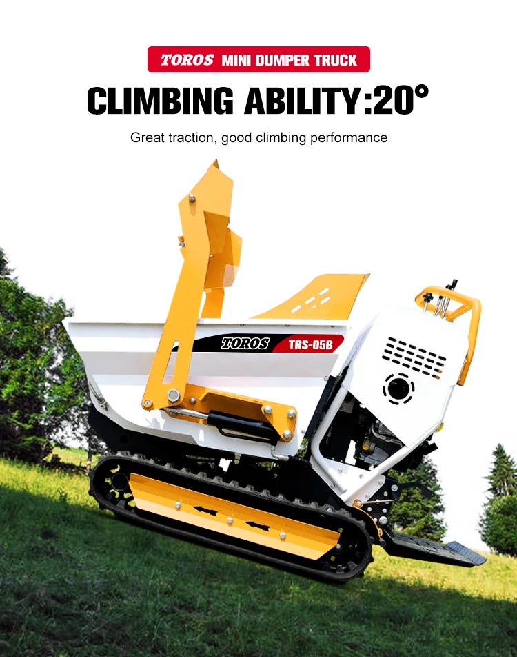 Free Shipping Mini Crawler Dumper Multifunctional Tracked Mini Dumper ...