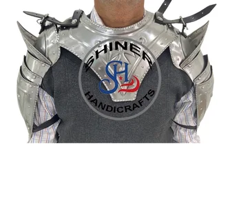 Medieval Pauldrons Shoulder & Armor Gorget Cosplay Knight Warrior ...
